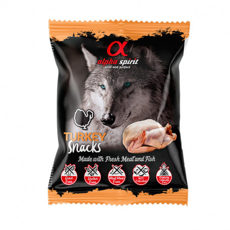 Alpha Spirit Snack pavo - Tienda Alfamascotas